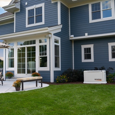 Generac Guardian 7172 10kW Aluminum Automatic Home Standby Generator w ...