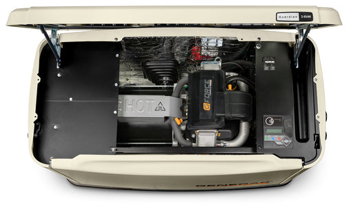 Generac Guardian 7209 24kW Aluminum Automatic Home Standby Generator w ...